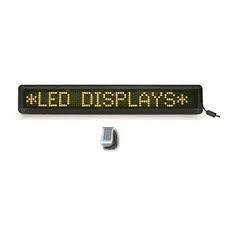 26" One Line Amber Window Brite Scrolling Programmable Message LED Sig ...