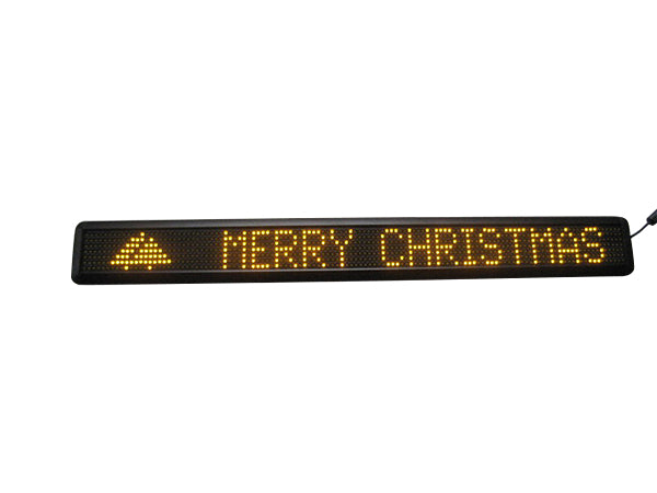 38" One Line Tri-color Scrolling Programmable Message LED Sign - LED ...